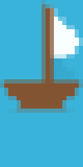 Sail boat Minecraft Banner