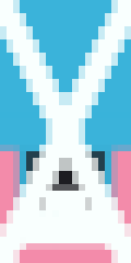 Cool Fox Bunny Minecraft Banner