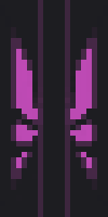Twin Claw Left Magenta Minecraft Banner