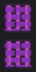 Purple terracotta Minecraft Banner