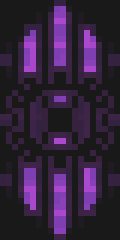 Ender Flower Shield Minecraft Banner