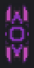 purple demon heart Minecraft Banner