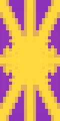 Gold/Amethyst Minecraft Banner