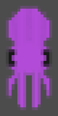 magenta squid Minecraft Banner