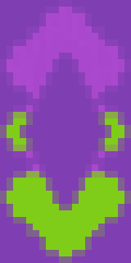 purple villager Minecraft Banner