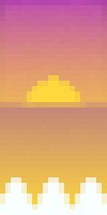 sunset Minecraft Banner