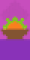 Cute Basket Fruits Minecraft Banner