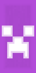Creeper (Inverted Colors) Minecraft Banner