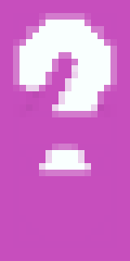 White & Magenta Question Mark Minecraft Banner