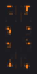 Orange rain Minecraft Banner