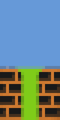 Overworld Mario Pipe Minecraft Banner