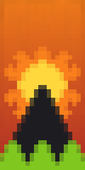 Sunset Banner Minecraft Banner
