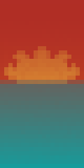 Ocean Sunset Banner Minecraft Banner