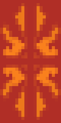 Fire SHield Minecraft Banner