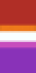 Lesbian Flag Minecraft Banner