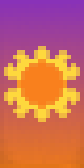 Sunset Banner Minecraft Banner