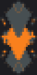 Magma Heart Minecraft Banner