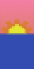 Sunset Banner Minecraft Banner