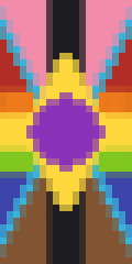 Progress Pride Minecraft Banner