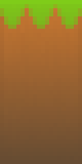 Dirt block Minecraft Banner