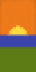 sunrise banner Minecraft Banner