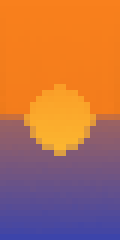 Sunset banner Minecraft Banner