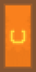 Minecraft Gold HorseshoeBanner Minecraft Banner