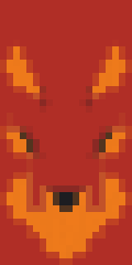 Fire Fox Banner Minecraft Banner