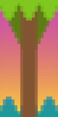 Beach Sunset Minecraft Banner