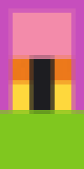 Sakura Tree Sunset Minecraft Banner