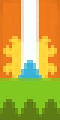 Beacon Before a Setting Sun Minecraft Banner