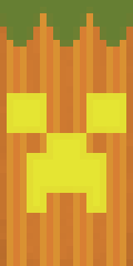 Halloween Pumpkin Minecraft Banner