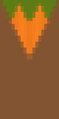 Carrot in the mud Minecraft Banner