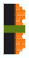 Salmon roe sushi Minecraft Banner