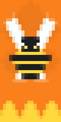Bee Minecraft Banner