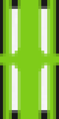 The lime banner Minecraft Banner