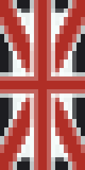 Kinda the British flag Minecraft Banner