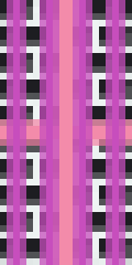 Bubblegum Goth Banner Minecraft Banner