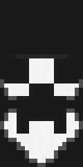 Creepy Face Minecraft Banner