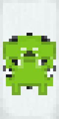 Green Creature Minecraft Banner