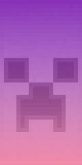 Creeper Gradient Shield Banner Minecraft Banner