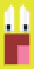 Sad Face Minecraft Banner
