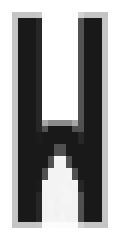 Letter W black Minecraft Banner