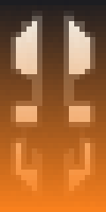 Skull Orange banner Minecraft Banner