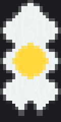 Kinda fried egg banner Minecraft Banner
