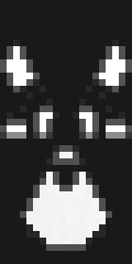 Black dog Minecraft Banner