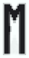 Minecraft: Big letter 'M' Minecraft Banner