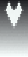 White heart banner Minecraft Banner