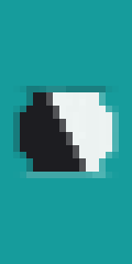 Cyan background ying yang Minecraft Banner