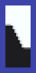 Yin-Yang Blue Border Minecraft Banner